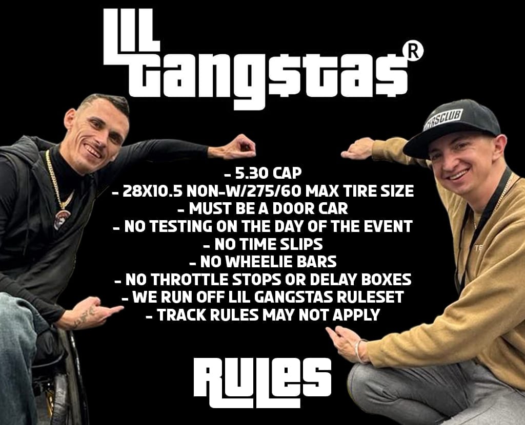 LIl Gangstas Racing Events – Jimmy Dale Racing